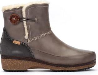 Pikolinos Bottines Plates en Cuir Granada pour Femme Color Dark Grey