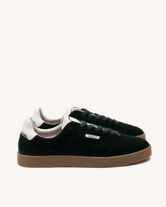 Faguo Baskets vertes cuir & su&egrave;de - LUMBO