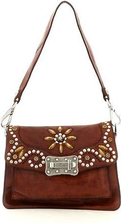 Campomaggi Sac &agrave; Bandouli&egrave;re Agnese S COGNAC