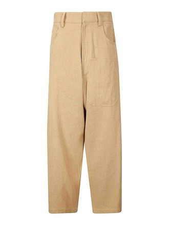 JEJIA Pantalons D&eacute;contract&eacute;s - Bleu Fonc&eacute;