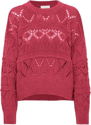 Americandreams Americandreams, Femme, Pulls, Rouge, Taille: 38 FR Cassie Cotton Pullover
