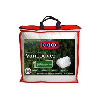 Dodo Couette temperee Vancouver - 140 x 200 cm - Blanc