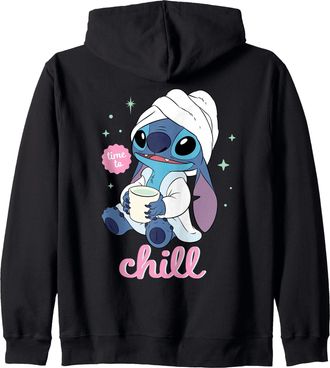 Disney Stitch Time to Chill Bathrobe Relaxation Self-Care Kapuzenjacke