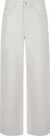 Moorer Femme, Jeans, Beige, Taille: W27 Zaira Wide Jeans