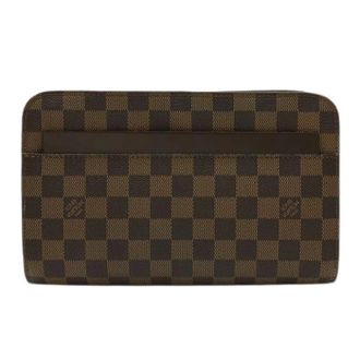 Louis Vuitton Pre-owned Saint Louis Damier Clutch Bag - - Pre-owned - Herren - Braun - ONE SIZE