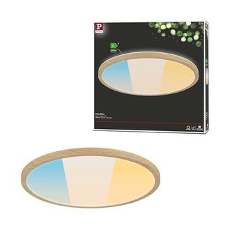 Paulmann 71260 LED Panel Atria Shine IP44 rund 398mm 20,8W 2800lm White Switch Holzoptik Eiche