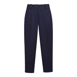 Alessia Santi Straight Leg Hosen - - Trousers - Damen - Blau - S