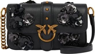 Pinko Pinko, Femme, Sacs, Noir, Taille: ONE Size Baby Love Bag Slouchy