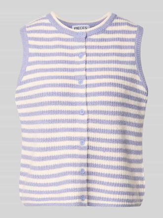 Pieces Regular Fit Strickweste mit Woll-Anteil Modell MALOU