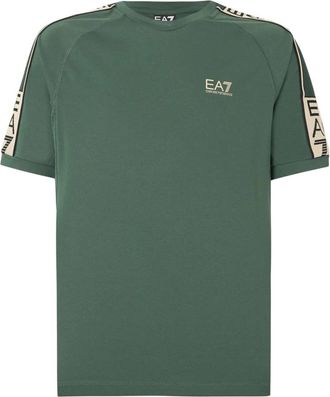 Emporio Armani Emporio Armani Ea7, Homme, Tops, Vert, Taille: S T-shirts &agrave; Manches Courtes