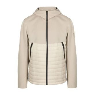 Calvin Klein Gesteppte Mix Media Freizeitjacke - - Jackets - Herren - Grau - XL