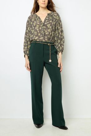 Gerard Darel Pantalon large de tailleur - NANOU - Vert fonc&eacute;