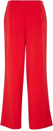 Saint Tropez CelestSZ Pantalon Large - Femme - Pantalons - Rouge - Taille: 40 FR