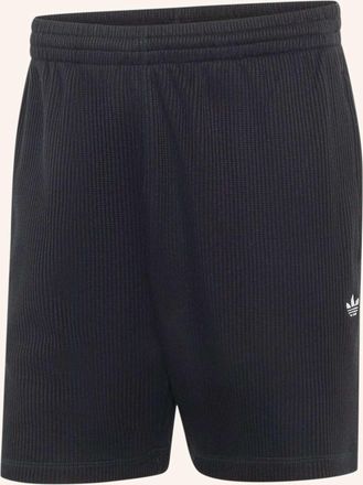 adidas Originals Adidas Originals Trefoil Essentials Waffelstrick-Shorts schwarz