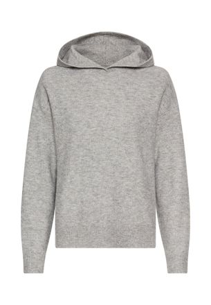 Camel Active Damen Strickpullover mit Kapuze Grau, Womenswear-XXL