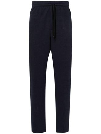 Harris Wharf London pantalon en seersucker - Bleu