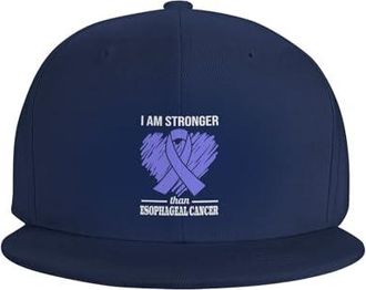 Generic Je suis Plus Fort Que Le Cancer De LOEsophage Femme Homme Snapback Chapeau Protection Solaire Strapback Cap Snapback Casquette De Baseball pour Campin