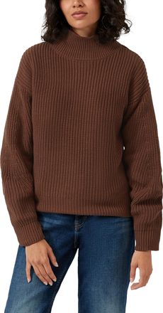 s.Oliver Grobstrickpullover mit Stehkragen