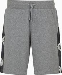 Emporio Armani Bermuda Short Pantalon de surv&ecirc;tement, Gris m&eacute;lang&eacute; m&eacute;dium, M Homme