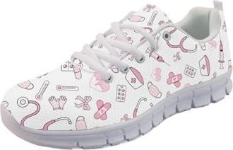 Coloranimal Baskets plates légères en maille aérée pour femme, Purple Medical, 34 EU