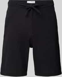 Selected Regular Fit Bermudas mit Strukturmuster Modell BRODY