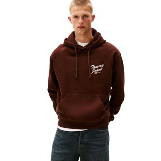 Tommy Jeans Kapuzenpullover f&uuml;r Herren, R&uuml;ckseitiger Aufdruck (Braun)
