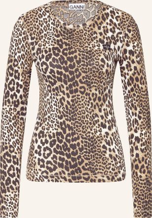 Ganni Longsleeve braun