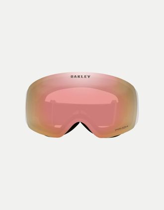 Oakley Flight Deck - Masque de ski avec verres miroir dor&eacute;s - Blanc mat