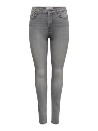 Only Damen Onlforever High Hw Sk Rea933 Jeans, Medium Grey Denim, XL x 32L
