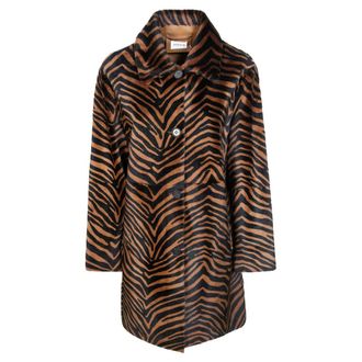P.A.R.O.S.H. Moira Coat - - Coats - Damen - Braun - S
