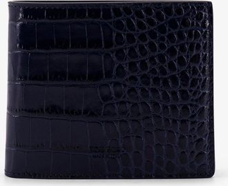 Tom Ford Croco print leather wallet - TOM FORD - gender_Man