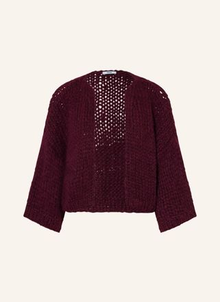 Maiami Maiami Strickh&uuml;lle Aus Alpaka Mit 3/4-Arm rot