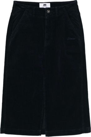 Chocoolate jupe à logo brodé - Bleu