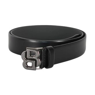 HUGO BOSS unisex, Accessoires, Noir, Taille: 95 CM Ceinture en cuir avec boucle logo