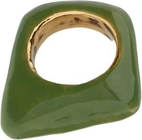 Marni Femme, Accessoires, Vert, Taille: S Metal Trapeze Ring