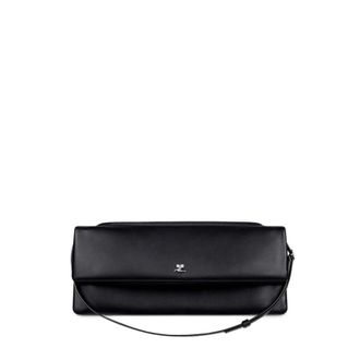 Courr&egrave;ges Cuff Leder Clutch - - Bags - Damen - Schwarzk - ONE SIZE