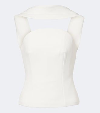 Roland Mouret Top bustier en cr&ecirc;pe