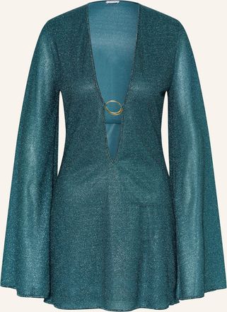 Os&eacute;ree Strandkleid Lumiere Mit Glitzergarn blau