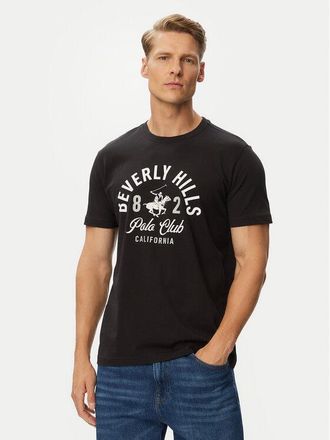 Beverly Hills Polo Club T-Shirt P-SS26M-TS1290 Schwarz Regular Fit