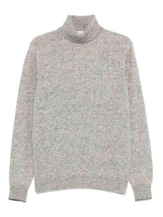 Brunello Cucinelli Pull Col Roulé - Gris