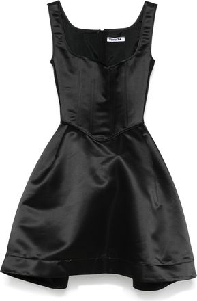 Vivetta Robe bustier courte en satin duchesse Vivetta