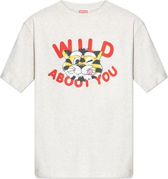 Kenzo Homme, Tops, Beige, Taille: L Cotton T-Shirt