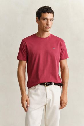 GANT Herren Regular Fit Shield T-Shirt (XXXL) MUTED Rot