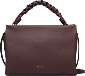Coccinelle Handtasche Coccinelle M250 Boheme Grana Double E1 M50 19 02 01 Dunkelrot