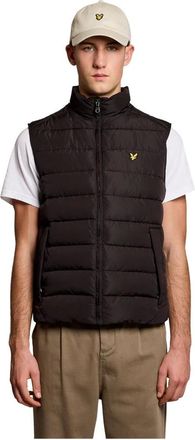 Lyle & Scott Homme, Vestes, Noir, Taille: M Gilet Matelass&eacute;