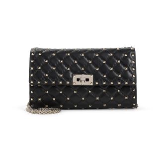 Valentino Garavani Ledertasche - - Bags - Damen - Schwarzk - ONE SIZE