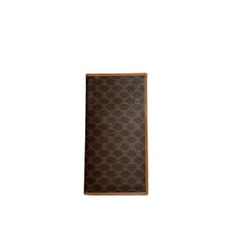 Celine Pre-owned Macadam Long Wallet - Femme - Pre-owned - Brun - Taille: ONE Size