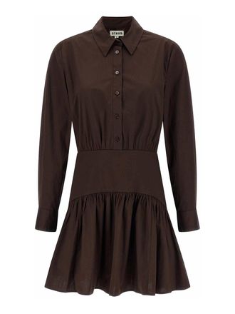 Staud Robe Au Genou - Marron