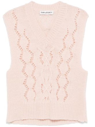 Our Legacy d&eacute;bardeur Cable Michigan - Rose