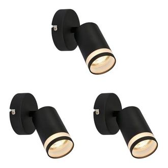 Briloner Wandleuchte innen mit seitl. Lichtauslass, schwenkbar, GU10, Leselampe, Wohnzimmerlampe, Lampe, Wandlampe, K&uuml;chenlampe, Flurlampe, Schlafzimmer, Wandb